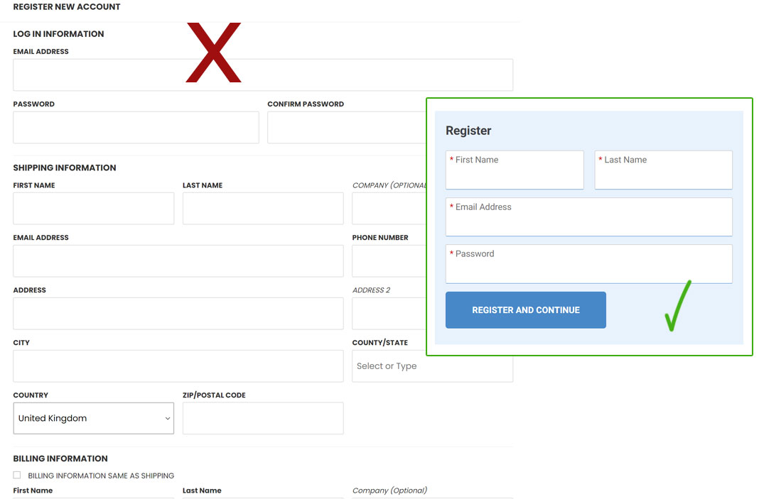 7 Pros and Cons of Requiring a Login to Checkout - Glendale Designs